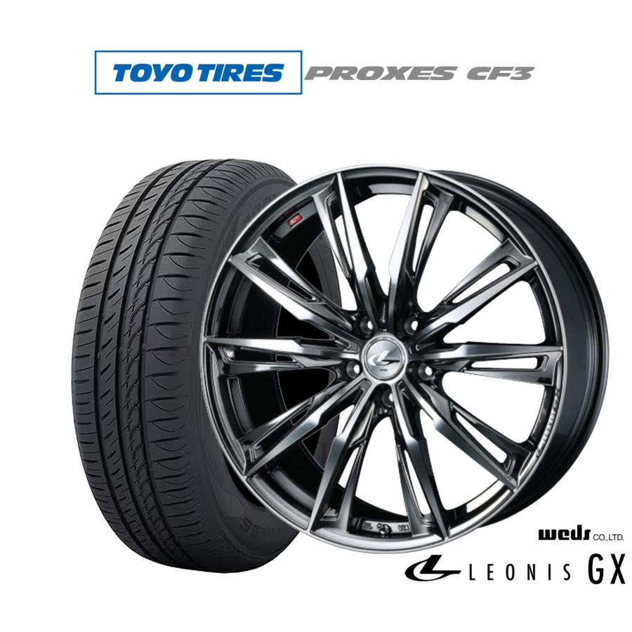 WEDS サマータイヤ ホイール4本セット ウェッズ レオニス GX トーヨータイヤ プロクセス PROXES CF3 225/40R18 : カーポートマルゼン - 通販 - Yahoo ...