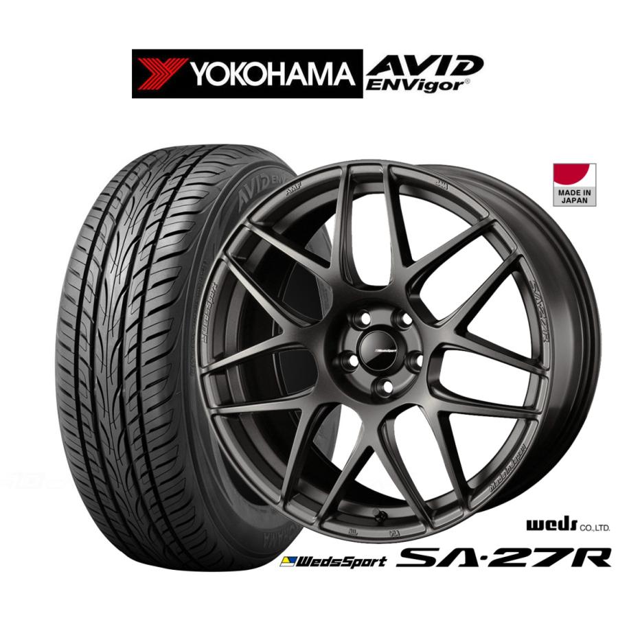 WEDS サマータイヤ ホイール4本セット ウェッズ ウェッズスポーツ SA-27R ヨコハマ AVID エンビガー (S321) 225/45R18 : カーポートマルゼン - 通販 ...