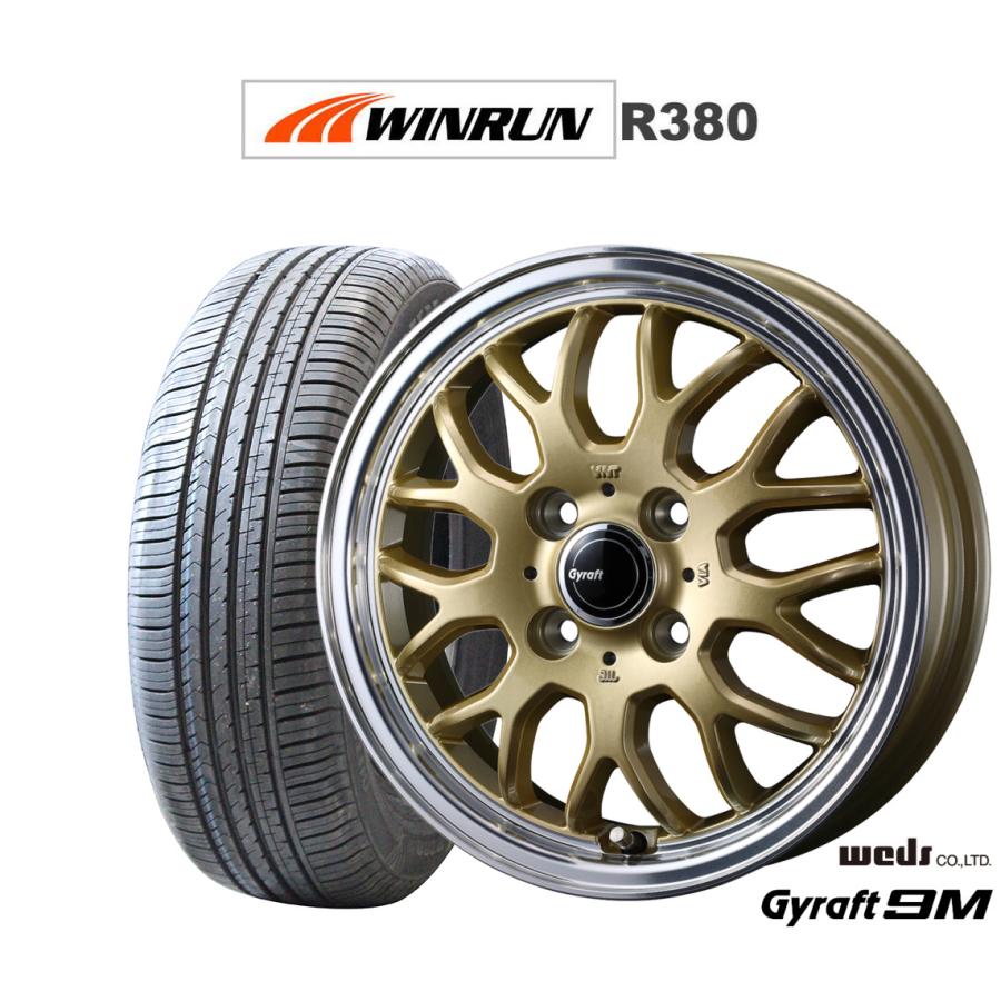 WEDS サマータイヤ ホイール4本セット ウェッズ グラフト 9M WINRUN ウインラン R380 175/65R15 : カーポートマルゼン - 通販 - Yahoo!ショッピング