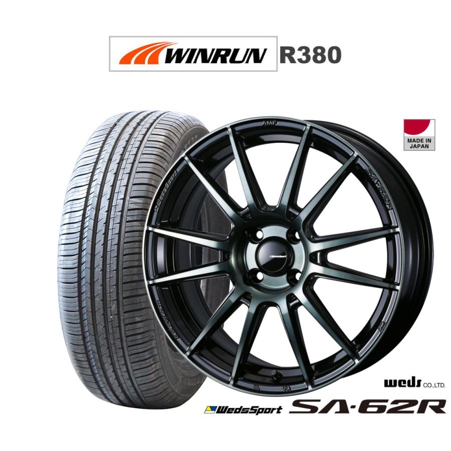 WEDS サマータイヤ ホイール4本セット ウェッズ ウェッズスポーツ SA-62R WINRUN ウインラン R380 185/60R15 : カーポートマルゼン - 通販 - Yahoo ...