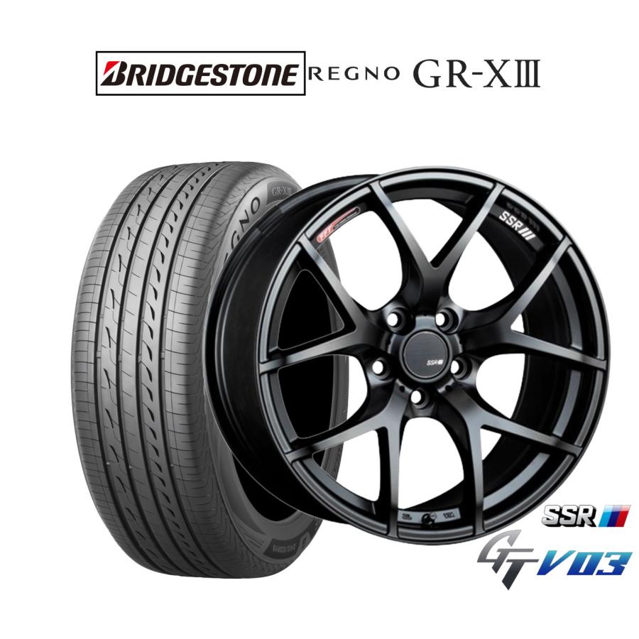 SSR サマータイヤ ホイール4本セット タナベ GT V03 ブリヂストン REGNO レグノ GR-XIII(GR-X3) 245/45R18 : カーポートマルゼン - 通販 ...