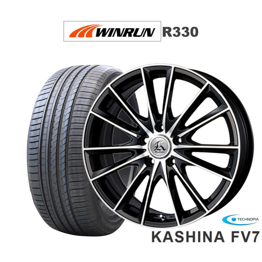 サマータイヤ ホイール4本セット テクノピア カシーナ FV-7 WINRUN ウインラン R330 245/40R19 : カーポートマルゼン - 通販 - Yahoo!ショッピング