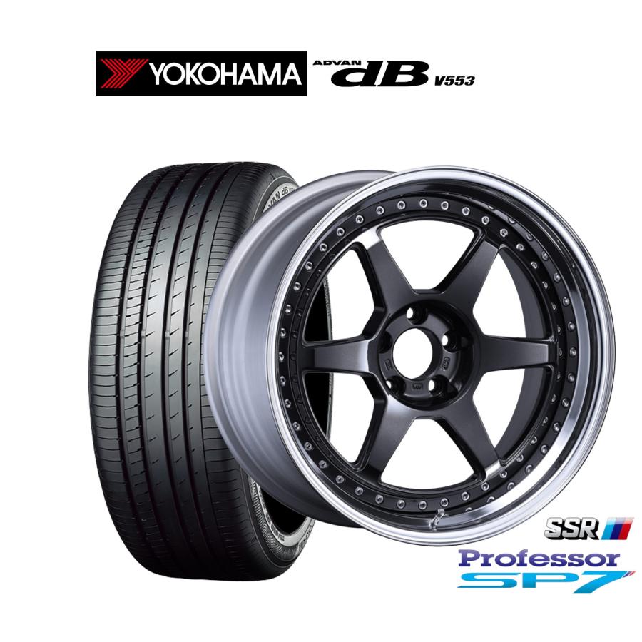 SSR サマータイヤ ホイール4本セット タナベ プロフェッサー SP7 ヨコハマ ADVAN アドバン dB(V553) 245/40R20 ...