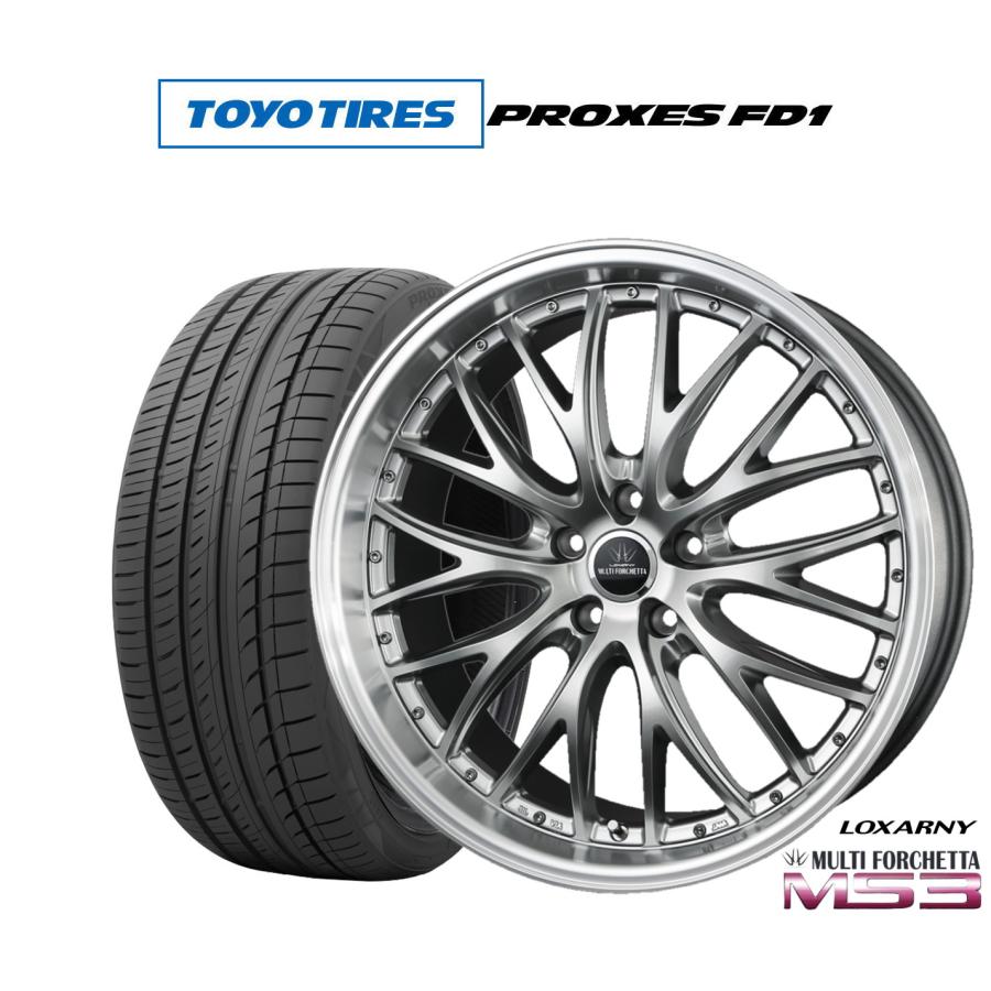 ロクサーニ サマータイヤ ホイール4本セット BADX マルチフォルケッタ MS3 トーヨータイヤ プロクセス PROXES FD1 245/45R20 : カーポートマルゼン - 通販 ...