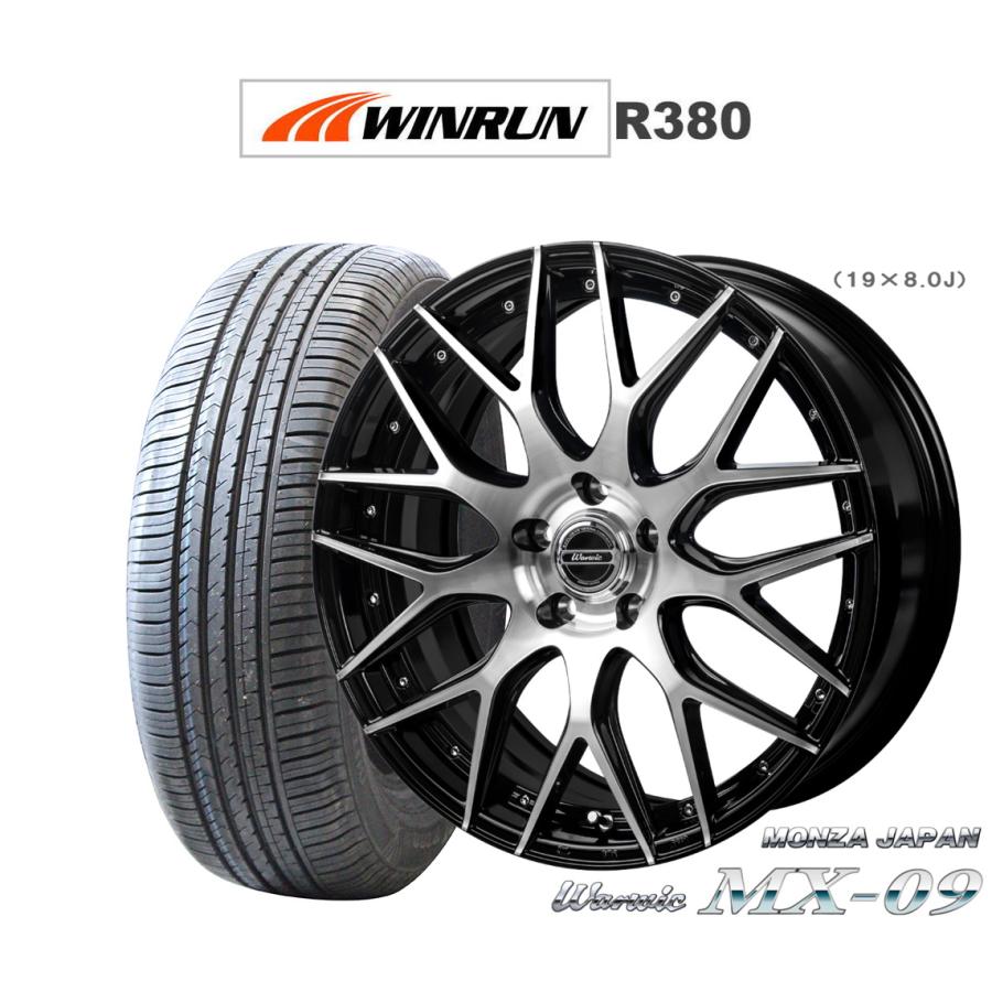 サマータイヤ ホイール4本セット モンツァ ワーウィック MX-09 WINRUN ウインラン R380 235/60R18 : カーポートマルゼン - 通販 - Yahoo!ショッピング