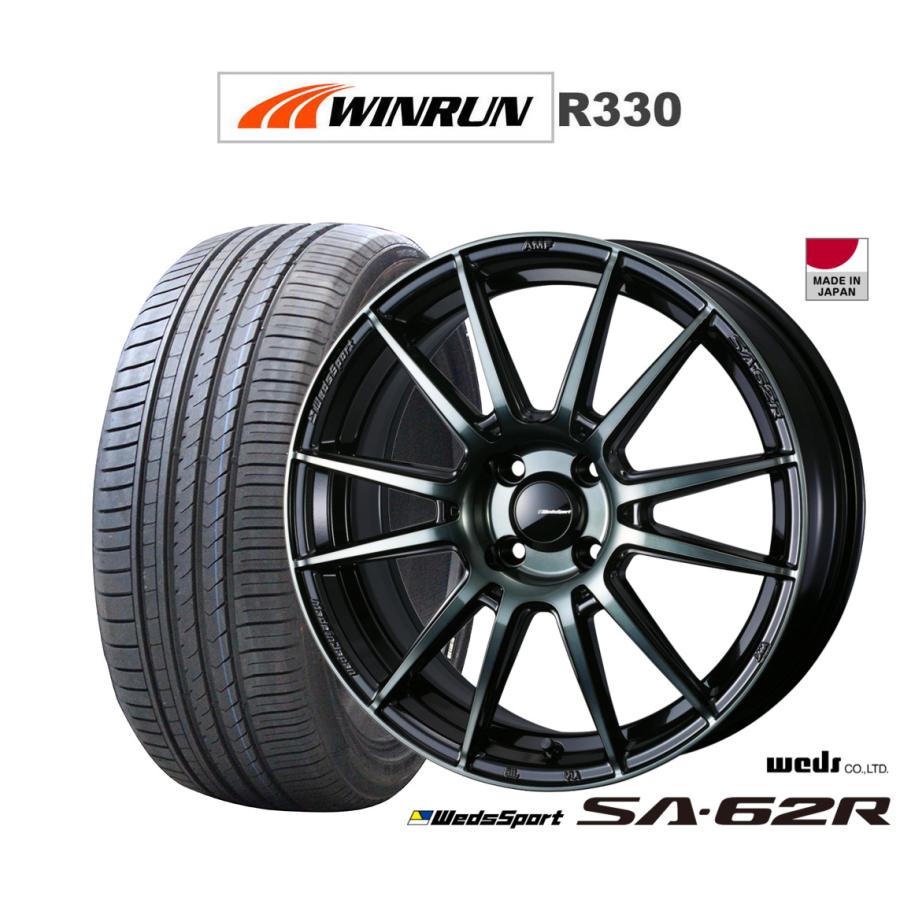 サマータイヤ ホイール4本セット ウェッズ ウェッズスポーツ SA-62R WINRUN ウインラン R330 195/50R16 : set-17440135 : カーポートマルゼン ...
