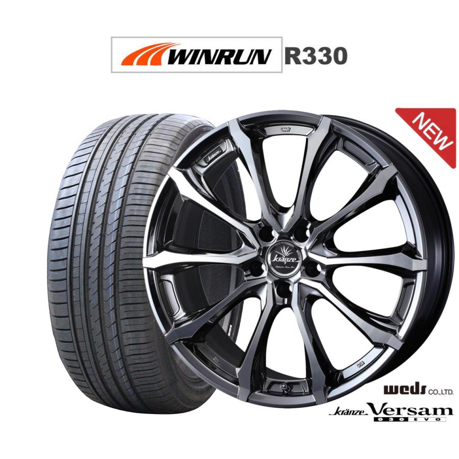 WEDS サマータイヤ ホイール4本セット ウェッズ クレンツェ ヴェルサム 030EVO WINRUN ウインラン R330 225/45R18 : カーポートマルゼン - 通販 ...