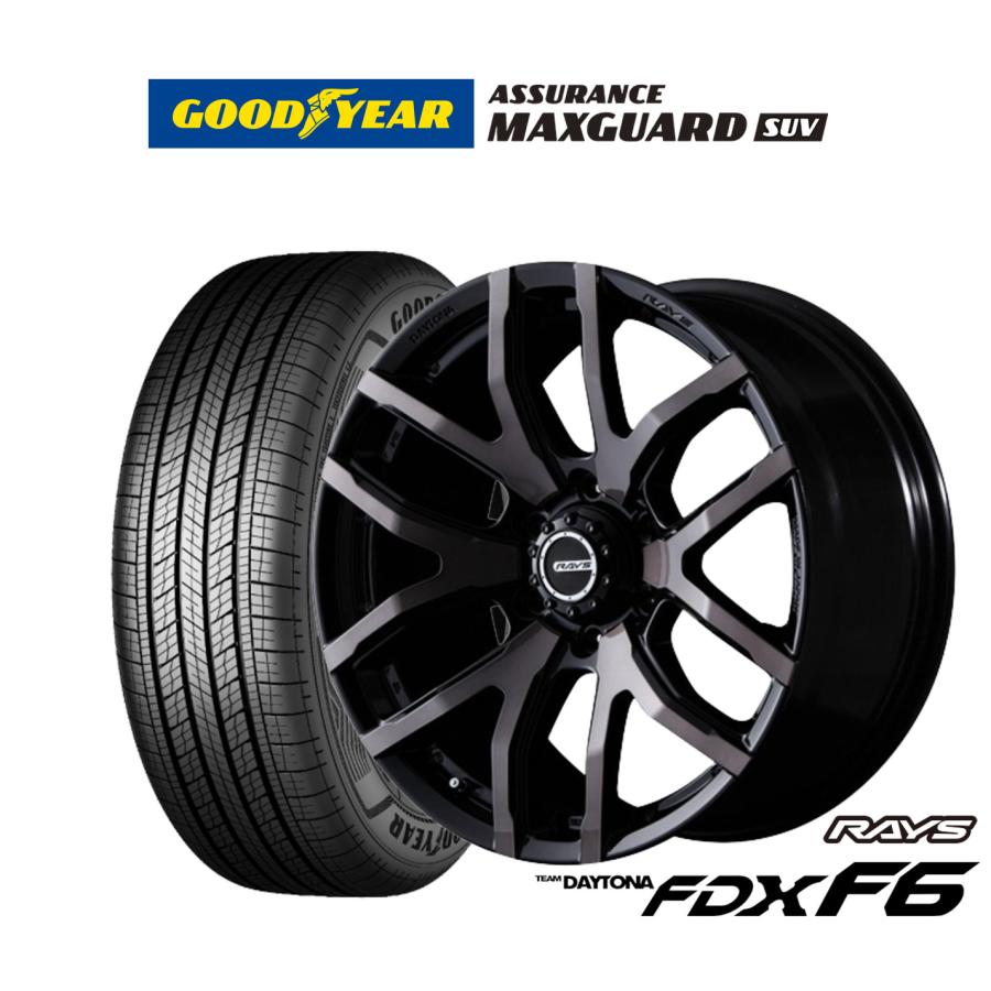 RAYS サマータイヤ ホイール4本セット レイズ チームデイトナ FDX F6 グッドイヤー ASSURANCE MAXGUARD SUV 265/65R17 : カーポートマルゼン ...