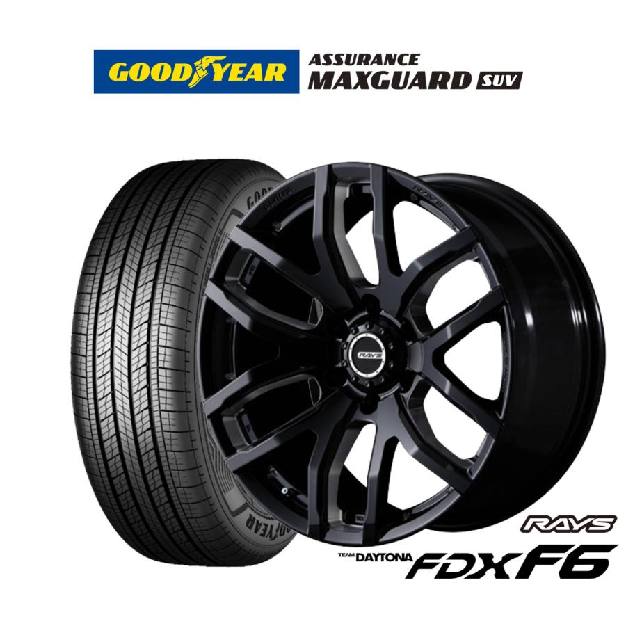 RAYS サマータイヤ ホイール4本セット レイズ チームデイトナ FDX F6 グッドイヤー ASSURANCE MAXGUARD SUV 265/60R18 : カーポートマルゼン ...