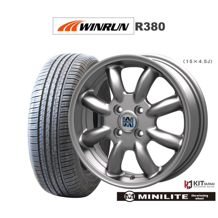 サマータイヤ ホイール4本セット ミニライト WINRUN ウインラン R380 165/70R14 : カーポートマルゼン - 通販 - Yahoo!ショッピング