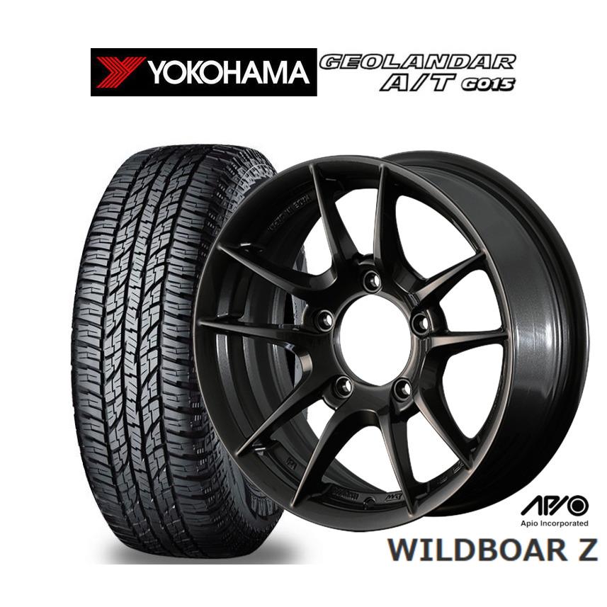オフロードタイヤ ホイール4本セット アピオ WILDBOAR ワイルドボア Z ヨコハマ GEOLANDAR ジオランダー AT(G015) 185/85R16 : カーポートマルゼン ...