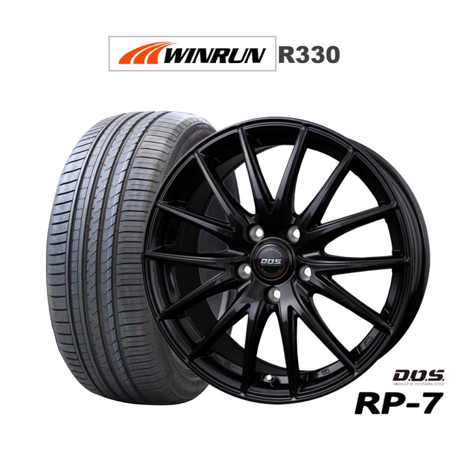 サマータイヤ ホイール4本セット BADX D,O,S(DOS) RP-7 WINRUN ウインラン R330 195/45R17 : カーポートマルゼン - 通販 - Yahoo!ショッピング