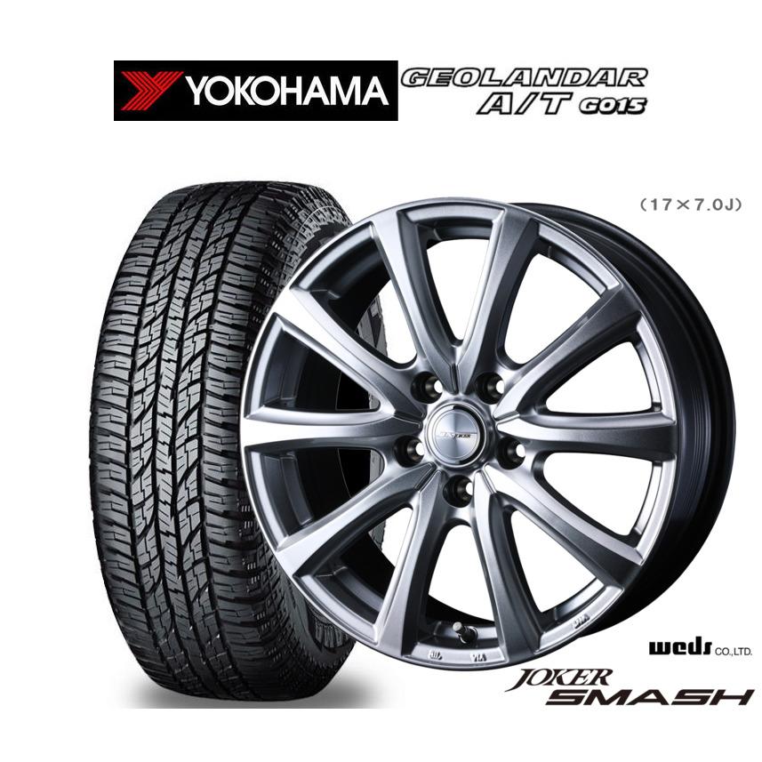 WEDS オフロードタイヤ ホイール4本セット ウェッズ ジョーカー スマッシュ ヨコハマ GEOLANDAR ジオランダー AT(G015) 225/55R18 : カーポートマルゼン ...