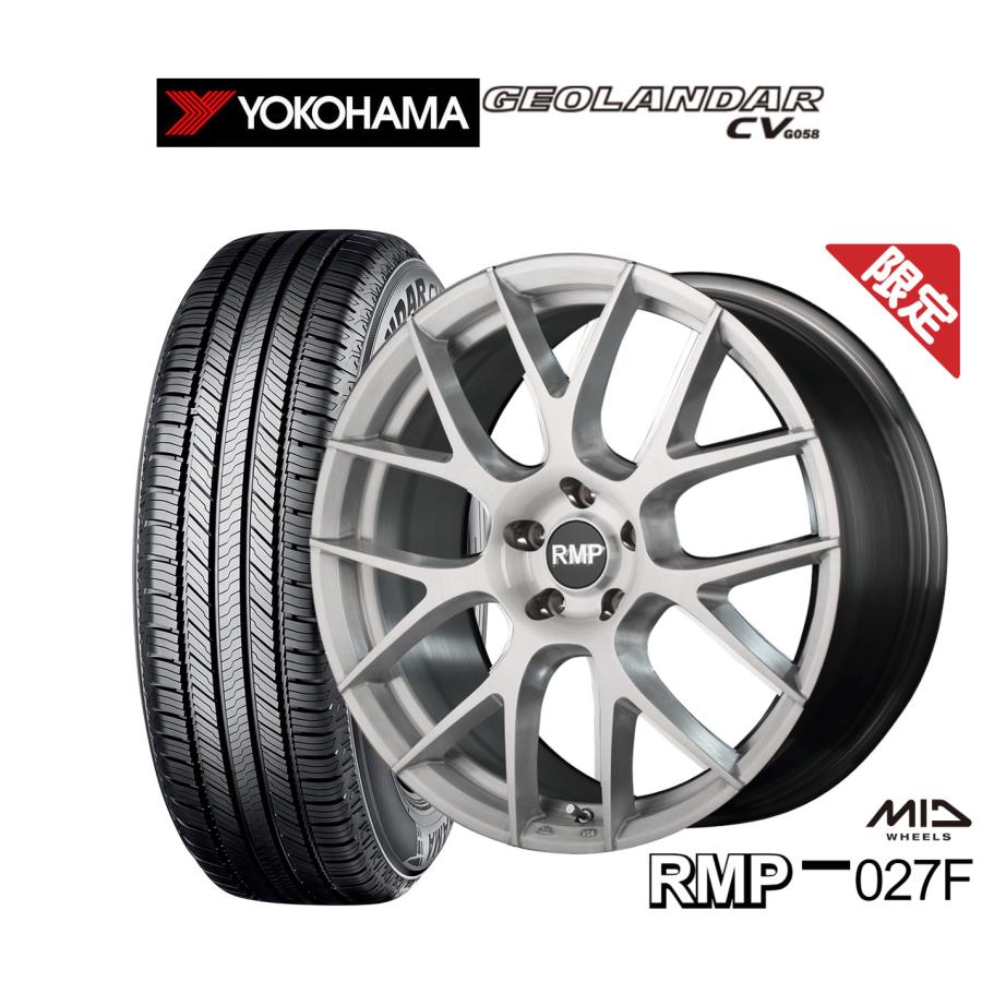 マルカサービス 【数量限定】サマータイヤ ホイール4本セット MID RMP 027F ヨコハマ GEOLANDAR ジオランダー CV (G058) 215/50R18 : カーポート ...