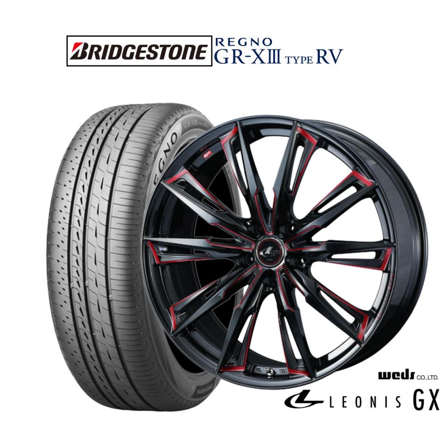 WEDS サマータイヤ ホイール4本セット ウェッズ レオニス GX ブリヂストン REGNO レグノ GR-XIII(GR-X3) TYPE RV 225/55R19 : カーポートマルゼン ...