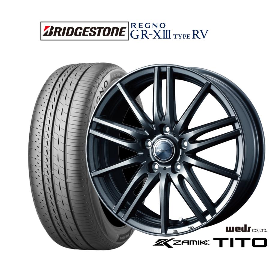 サマータイヤ ホイール4本セット ウェッズ ザミック ティート ブリヂストン REGNO レグノ GR-XIII(GR-X3) TYPE RV 205/55R16 : カーポートマルゼン ...