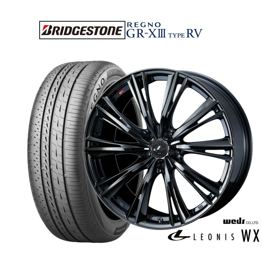 WEDS サマータイヤ ホイール4本セット ウェッズ レオニス WX ブリヂストン REGNO レグノ GR-XIII(GR-X3) TYPE RV 225/60R18 : カーポートマルゼン ...