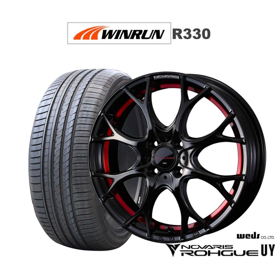WEDS サマータイヤ ホイール4本セット ウェッズ ノヴァリス ローグ UY WINRUN ウインラン R330 195/40R17 : カーポートマルゼン - 通販 - Yahoo!ショッピング