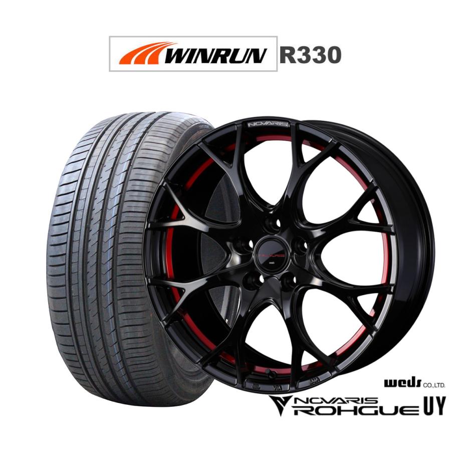 WEDS サマータイヤ ホイール4本セット ウェッズ ノヴァリス ローグ UY WINRUN ウインラン R330 205/50R17 : カーポートマルゼン - 通販 - Yahoo!ショッピング