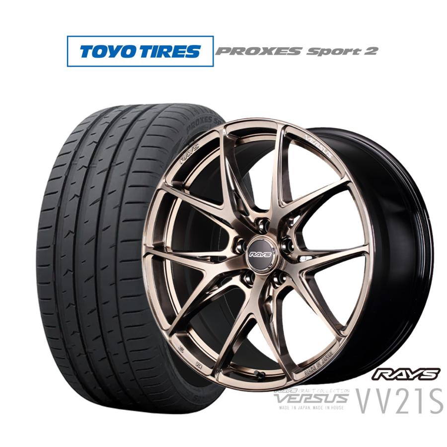 RAYS サマータイヤ ホイール4本セット レイズ ベルサス CRAFT COLLECTION VV21S(グレイスゴールド) トーヨータイヤ ...