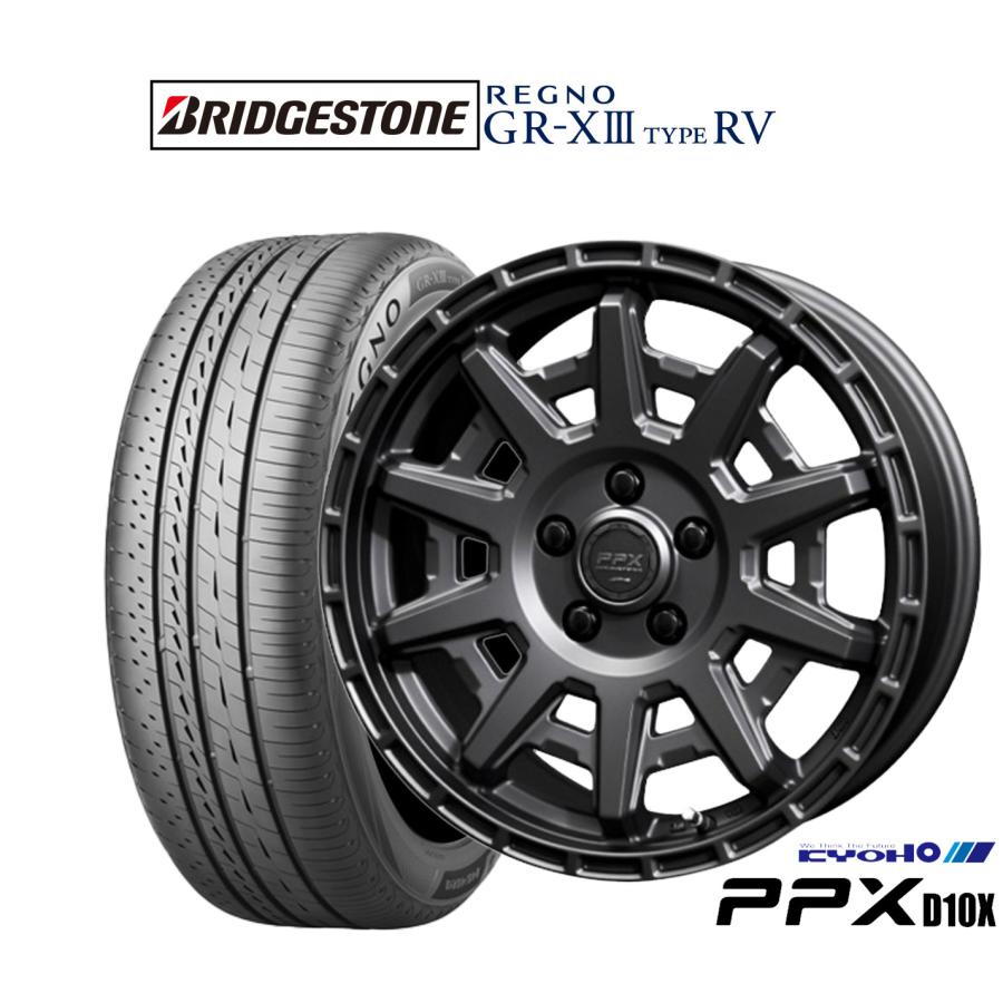 共豊 サマータイヤ ホイール4本セット KYOHO PPX D10X ブリヂストン REGNO レグノ GR-XIII(GR-X3) TYPE RV 205/60R16 : カーポートマルゼン ...