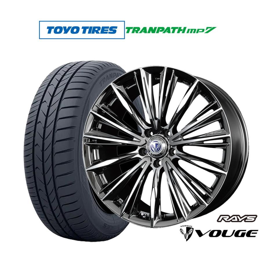 RAYS サマータイヤ ホイール4本セット レイズ ベルサス ストラテジーア ヴォウジェ トーヨータイヤ トランパス TRANPATH mp7 225/55R19 : カーポートマルゼン ...