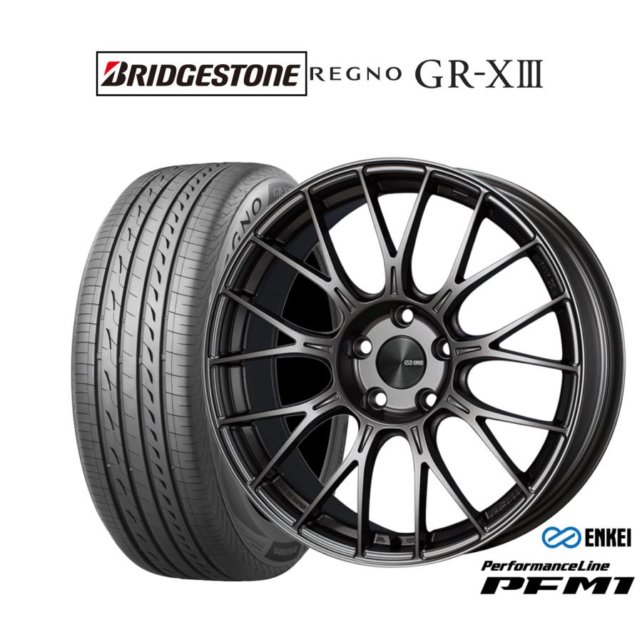 ENKEI サマータイヤ ホイール4本セット エンケイ PFM1 ブリヂストン REGNO レグノ GR-XIII(GR-X3) 235/55R19 : カーポートマルゼン - 通販 ...