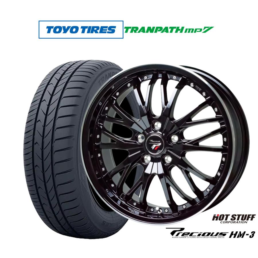 HOT STUFF サマータイヤ ホイール4本セット ホットスタッフ プレシャス HM-3 トーヨータイヤ トランパス TRANPATH mp7 225/55R19 : カーポートマルゼン ...