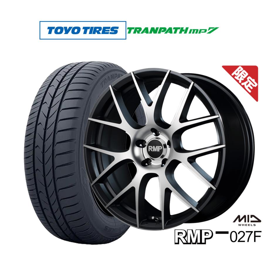 マルカサービス 【数量限定】サマータイヤ ホイール4本セット MID RMP 027F トーヨータイヤ トランパス TRANPATH mp7 215/55R17 : カーポートマルゼン ...