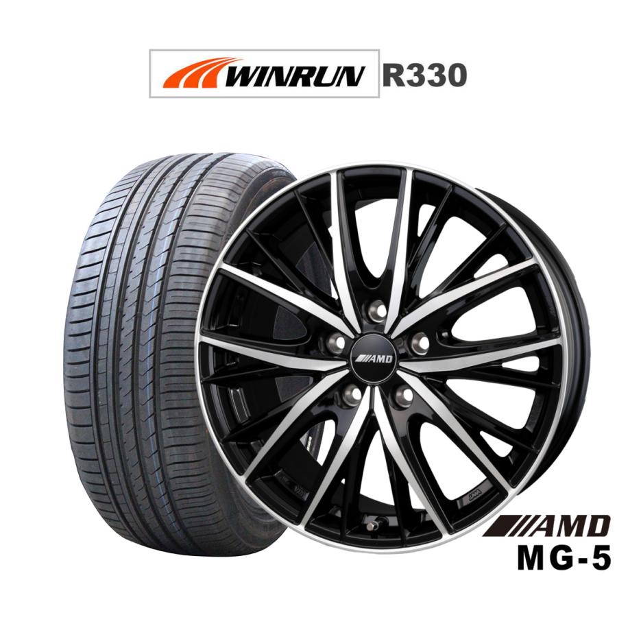 サマータイヤ ホイール4本セット BADX AMD MG-5 WINRUN ウインラン R330 245/35R20 : カーポートマルゼン - 通販 - Yahoo!ショッピング