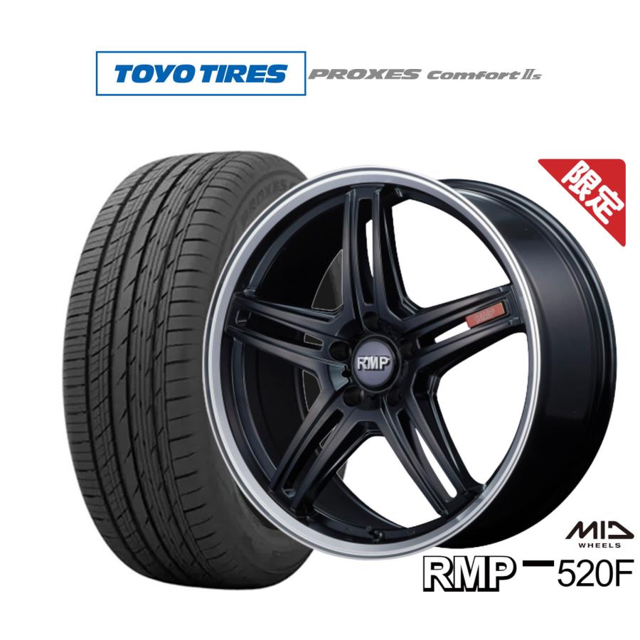 マルカサービス 【数量限定】サマータイヤ ホイール4本セット MID RMP 520F トーヨータイヤ プロクセス PROXES ...