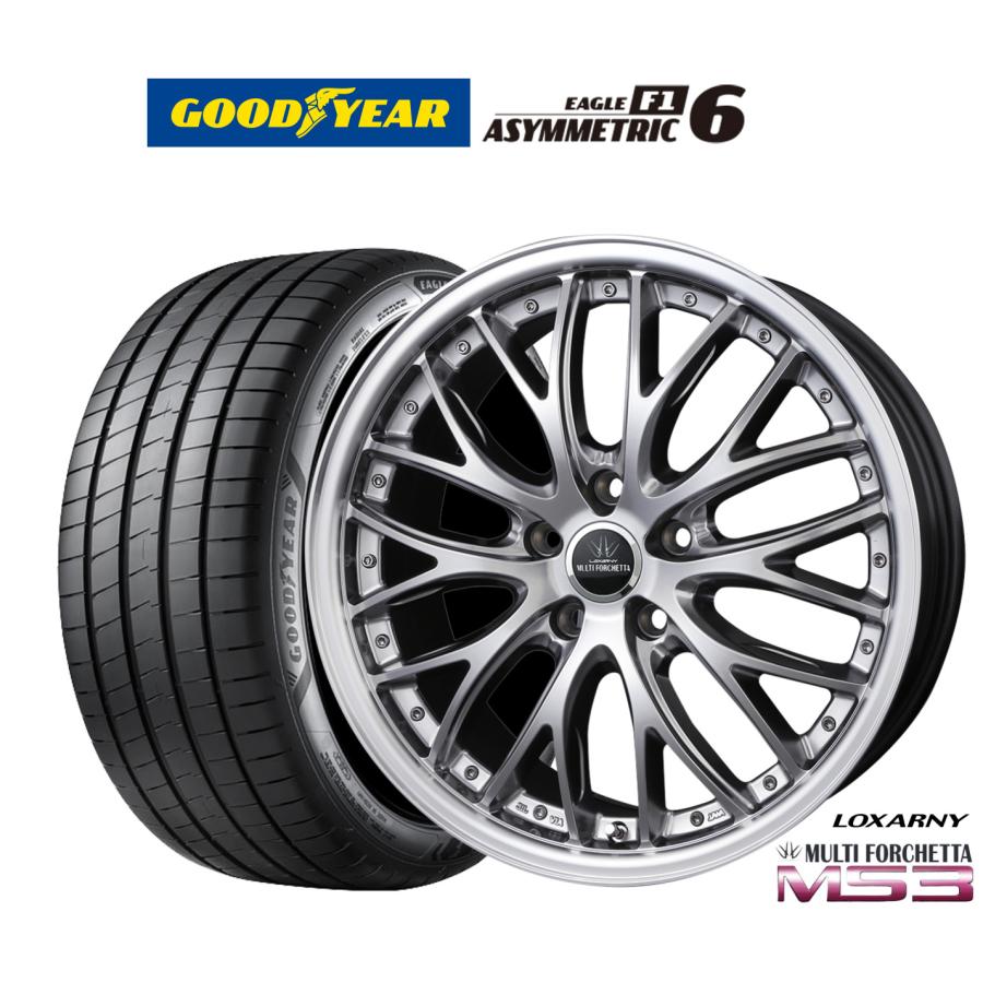 ロクサーニ サマータイヤ ホイール4本セット BADX マルチフォルケッタ MS3 グッドイヤー イーグル F1 アシメトリック6 225/40R18 : カーポートマルゼン - 通販 ...