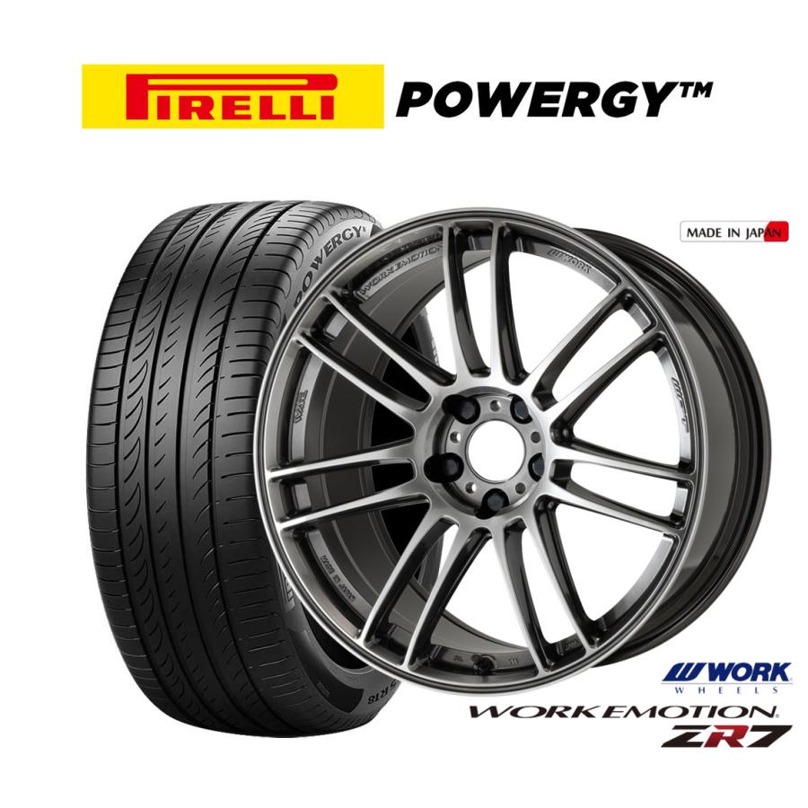 WORK サマータイヤ ホイール4本セット ワーク エモーション ZR7 ピレリ POWERGY (パワジー) 245/35R19 : カーポートマルゼン - 通販 - Yahoo!ショッピング