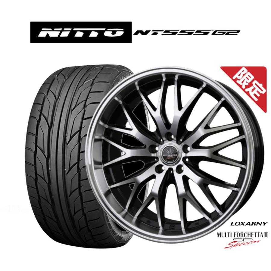 【数量限定】サマータイヤ ホイール4本セット BADX ロクサーニ マルチフォルケッタII SP-SPECTOR NITTO NT555 G2 265/40R22 : カーポートマルゼン ...