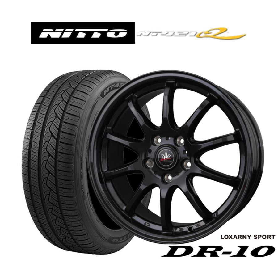 ロクサーニ サマータイヤ ホイール4本セット BADX ロクサーニスポーツ DR-10 NITTO NT421Q 225/60R17 : カーポートマルゼン - 通販 - Yahoo!ショッピング