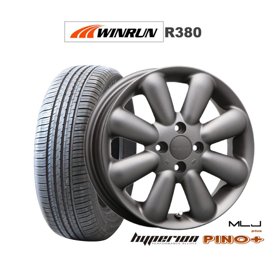 MLJ サマータイヤ ホイール4本セット ハイペリオン ピノプラス WINRUN ウインラン R380 165/60R14 : カーポートマルゼン - 通販 - Yahoo!ショッピング