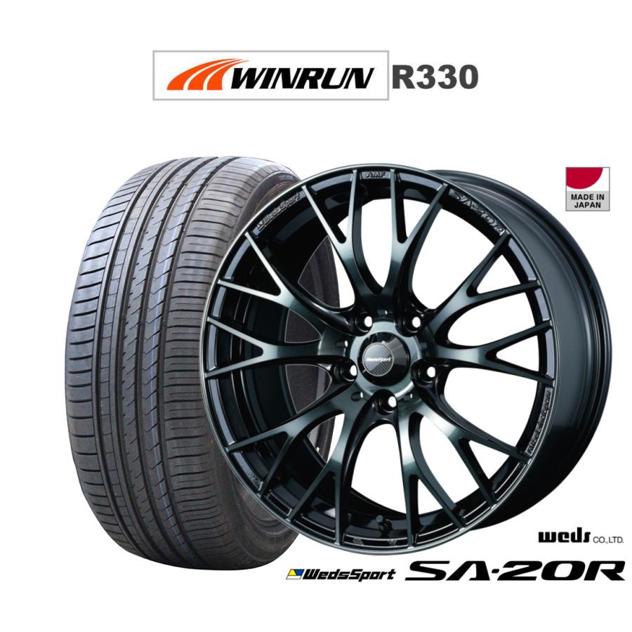 WEDS（ウェッズ） サマータイヤ ホイール4本セット ウェッズスポーツ SA-20R WINRUN ウインラン R330 245/45R18 ...