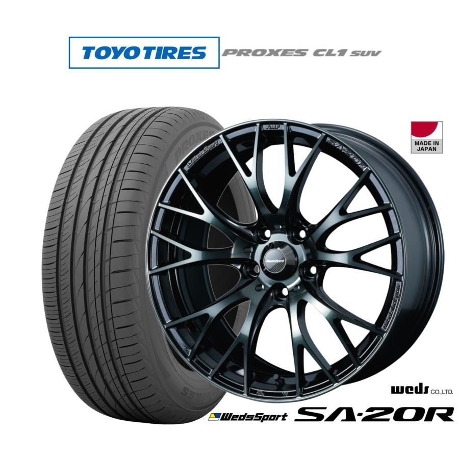 WEDS（ウェッズ） サマータイヤ ホイール4本セット ウェッズスポーツ SA-20R トーヨータイヤ プロクセス PROXES CL1 ...