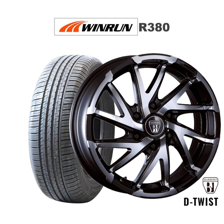 サマータイヤ ホイール4本セット クリムソン BARBERO(バルベロ) D-TWIST(ダイナミック ツイスト) WINRUN ウインラン R380 215/65R16 : カーポート ...