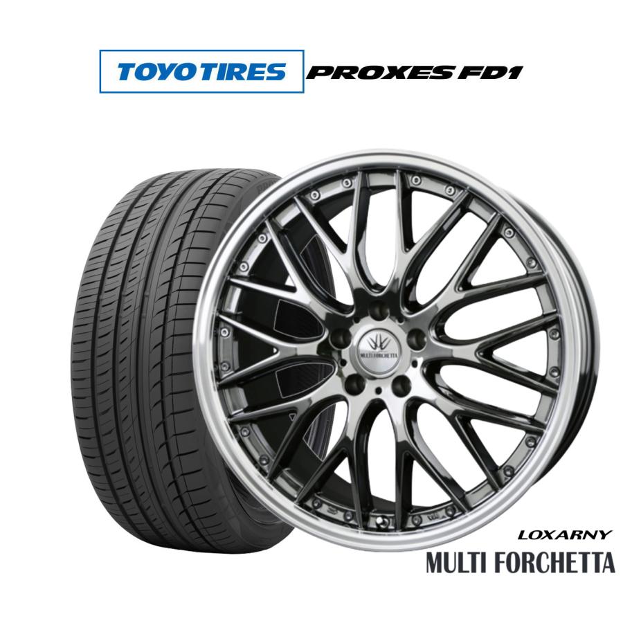 ロクサーニ サマータイヤ ホイール4本セット BADX マルチフォルケッタ トーヨータイヤ プロクセス PROXES FD1 245/40R20 : カーポートマルゼン - 通販 ...