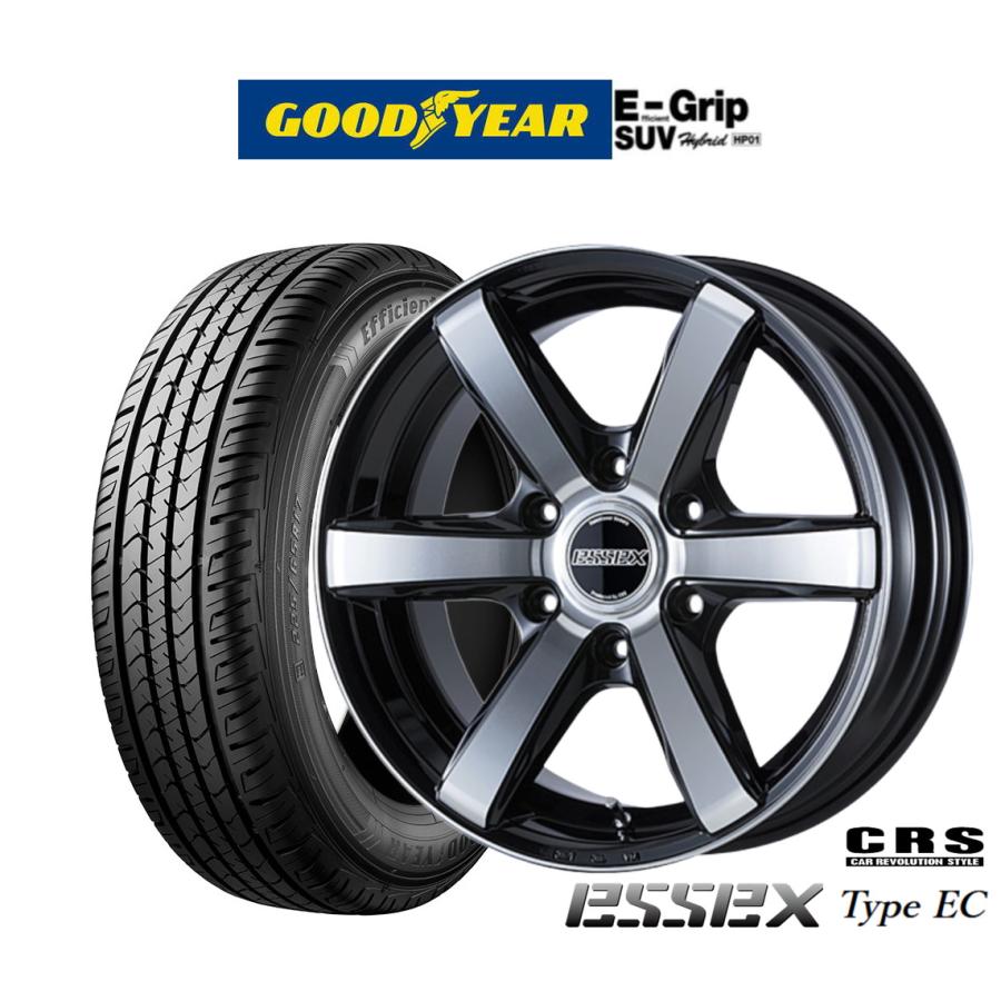 サマータイヤ ホイール4本セット CRS ESSEX エセックス EC-17 グッドイヤー エフィシエント グリップ SUV HP01 215/60R17 : カーポートマルゼン - 通販 ...