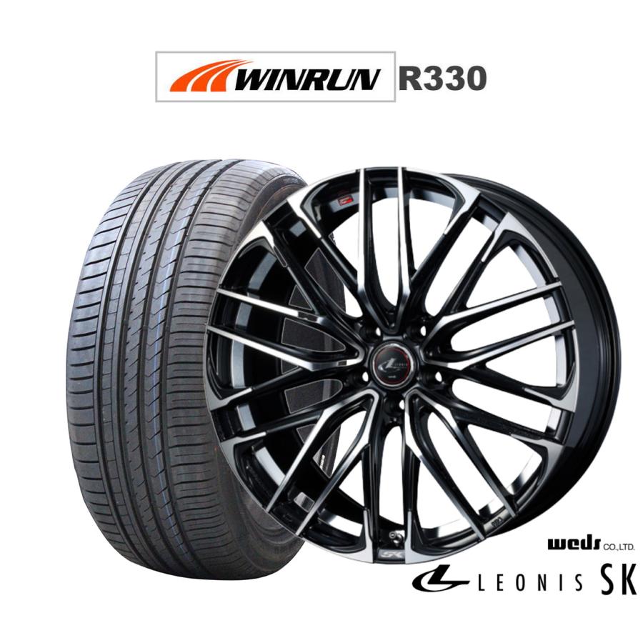 WEDS サマータイヤ ホイール4本セット ウェッズ レオニス SK WINRUN ウインラン R330 225/35R20 : カーポート ...