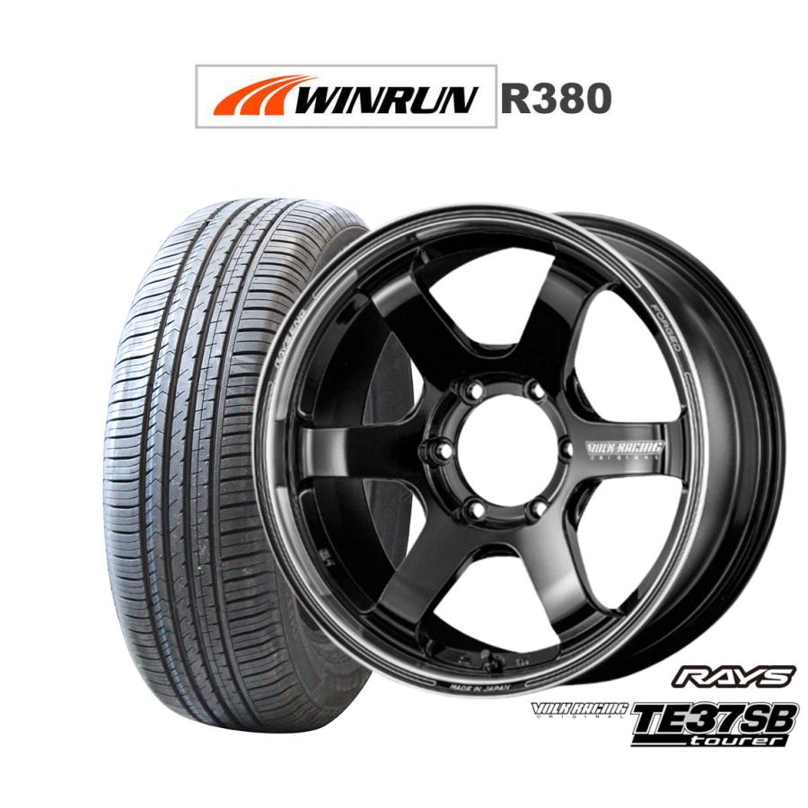 RAYS サマータイヤ ホイール4本セット レイズ ボルクレーシング TE37 SB ツアラー WINRUN ウインラン R380 215/60R17 : カーポートマルゼン - 通販 ...