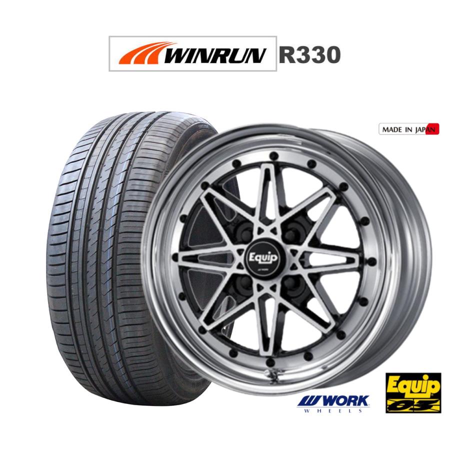 WORK サマータイヤ ホイール4本セット ワーク エクイップ 03 WINRUN ウインラン R330 165/55R15 : カーポートマルゼン - 通販 - Yahoo!ショッピング