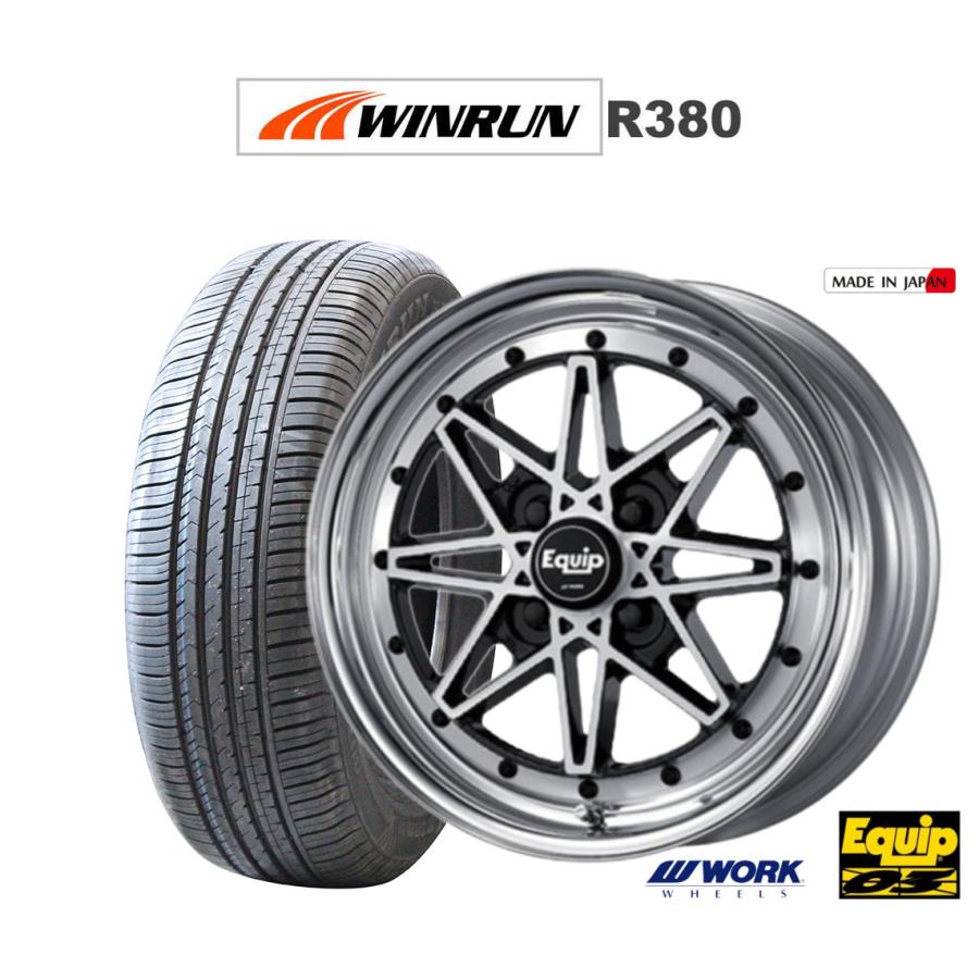 WORK サマータイヤ ホイール4本セット ワーク エクイップ 03 WINRUN ウインラン R380 165/65R14 : カーポートマルゼン - 通販 - Yahoo!ショッピング