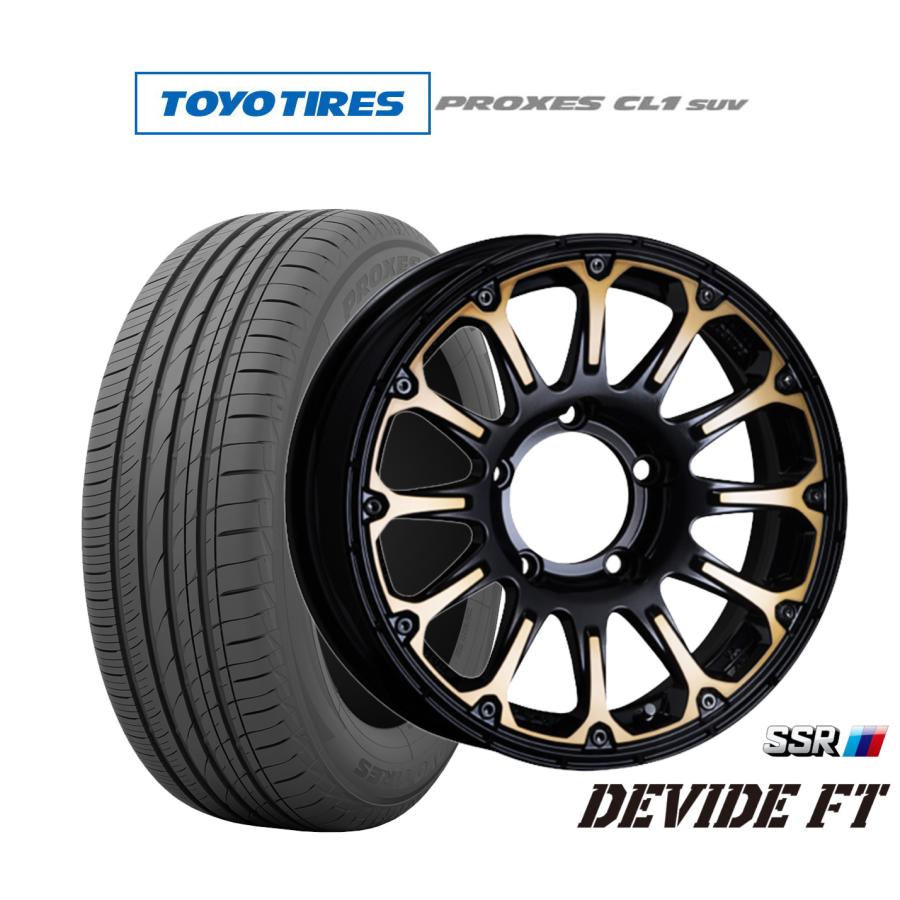 SSR サマータイヤ ホイール4本セット タナベ ディバイド FT トーヨータイヤ プロクセス PROXES CL1 SUV 175 ...