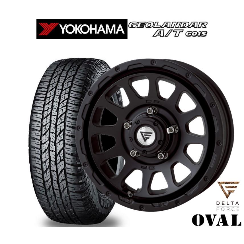 オフロードタイヤ ホイール4本セット FORCE デルタフォース OVAL(オーバル) ヨコハマ GEOLANDAR ジオランダー AT(G015) 205/80R16 : カーポートマルゼン ...