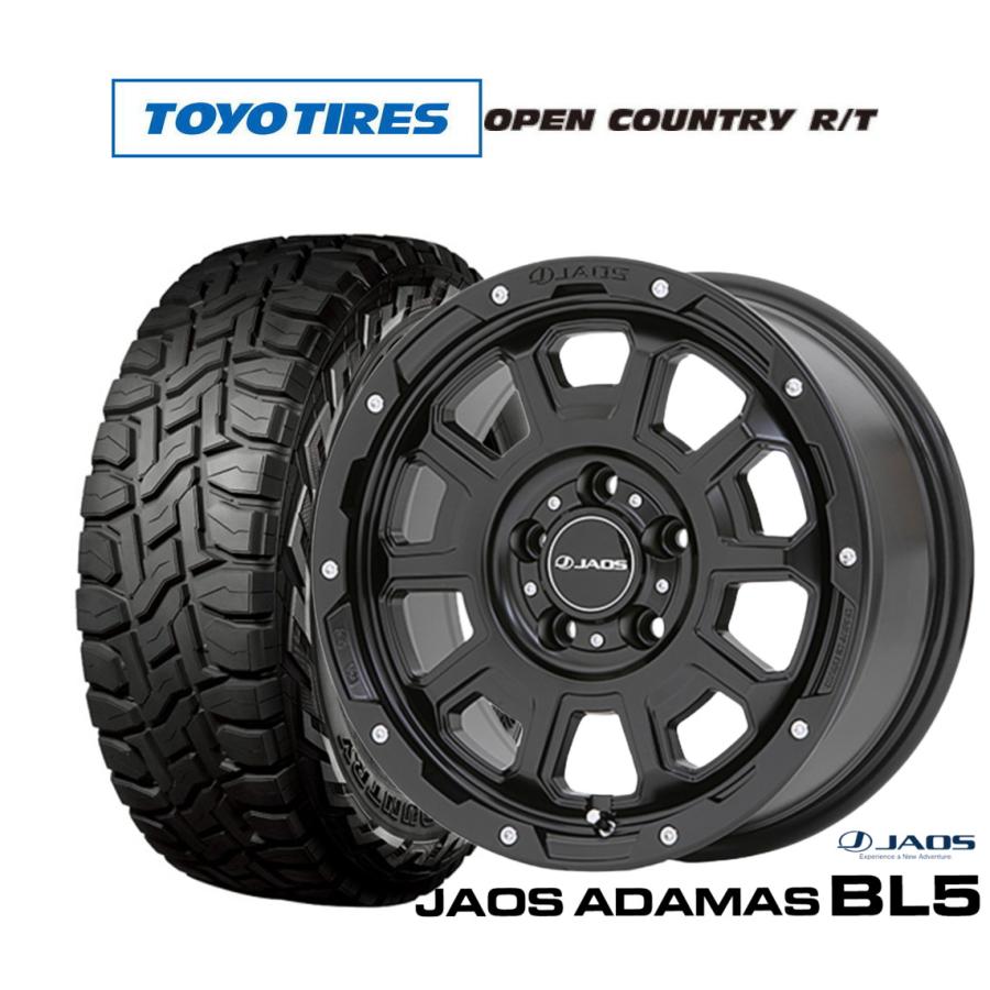 JAOS サマータイヤ ホイール4本セット ジャオス アダマス BL5 トーヨータイヤ OPEN COUNTRY オープンカントリー RT 215/70R16 : カーポートマルゼン - 通販 ...