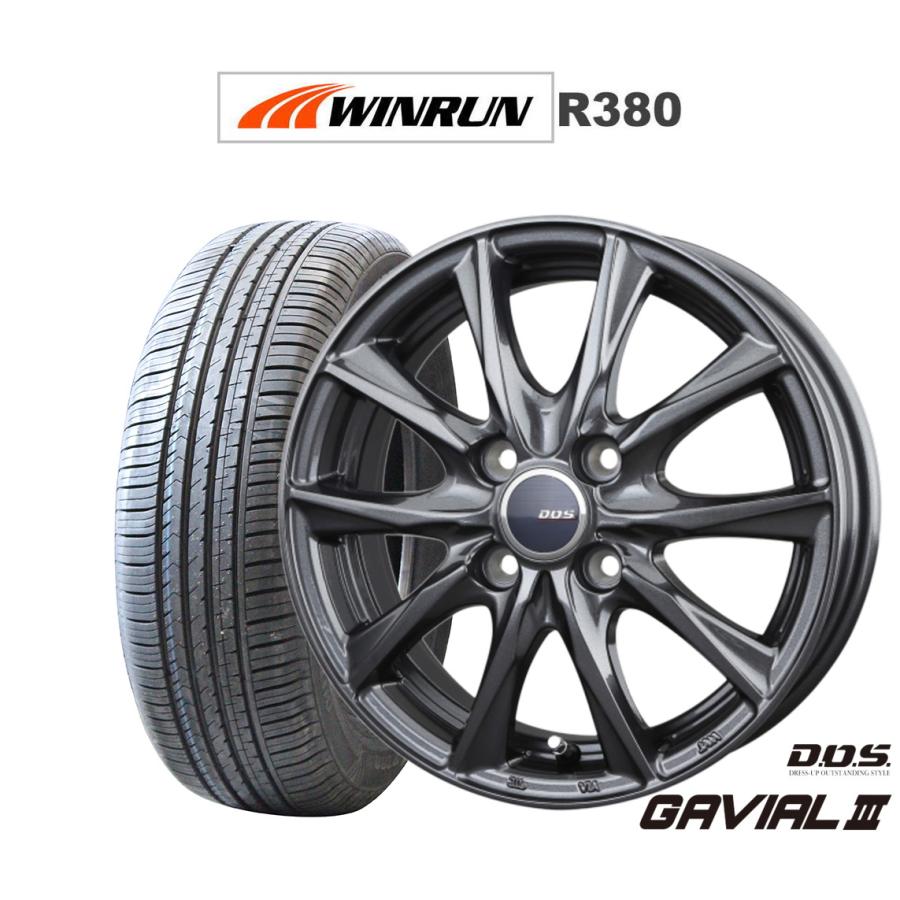 サマータイヤ ホイール4本セット BADX D,O,S(DOS) ガビアルIII WINRUN ウインラン R380 175/65R14 : カーポートマルゼン - 通販 - Yahoo!ショッピング