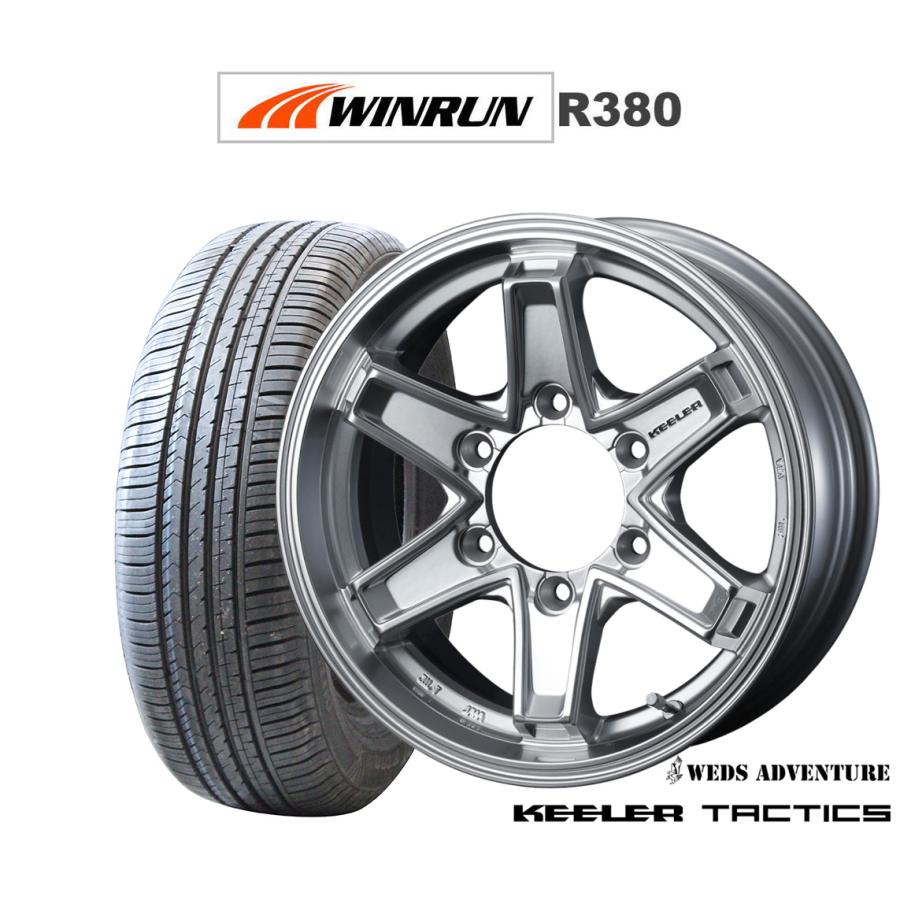 WEDS サマータイヤ ホイール4本セット ウェッズ アドベンチャー キーラータクティクス WINRUN ウインラン R380 215/65R16 : カーポートマルゼン - 通販 ...